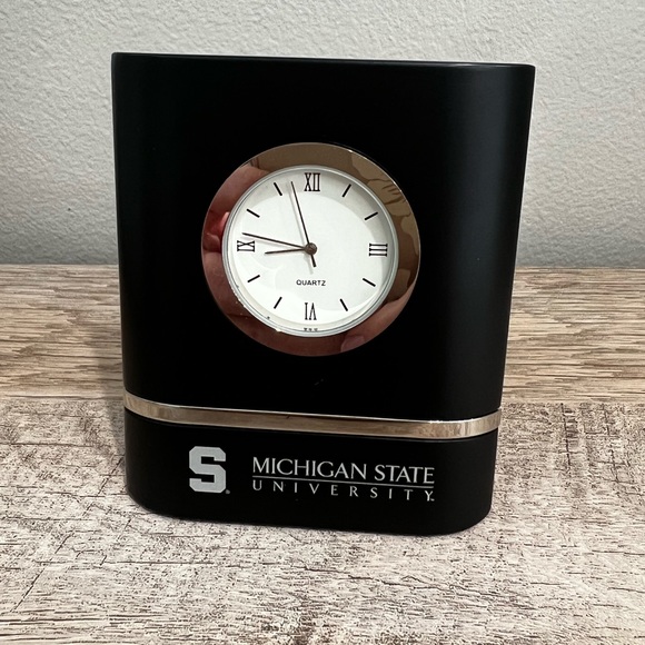 Office | Michigan State Desk Clock Small | Poshmark